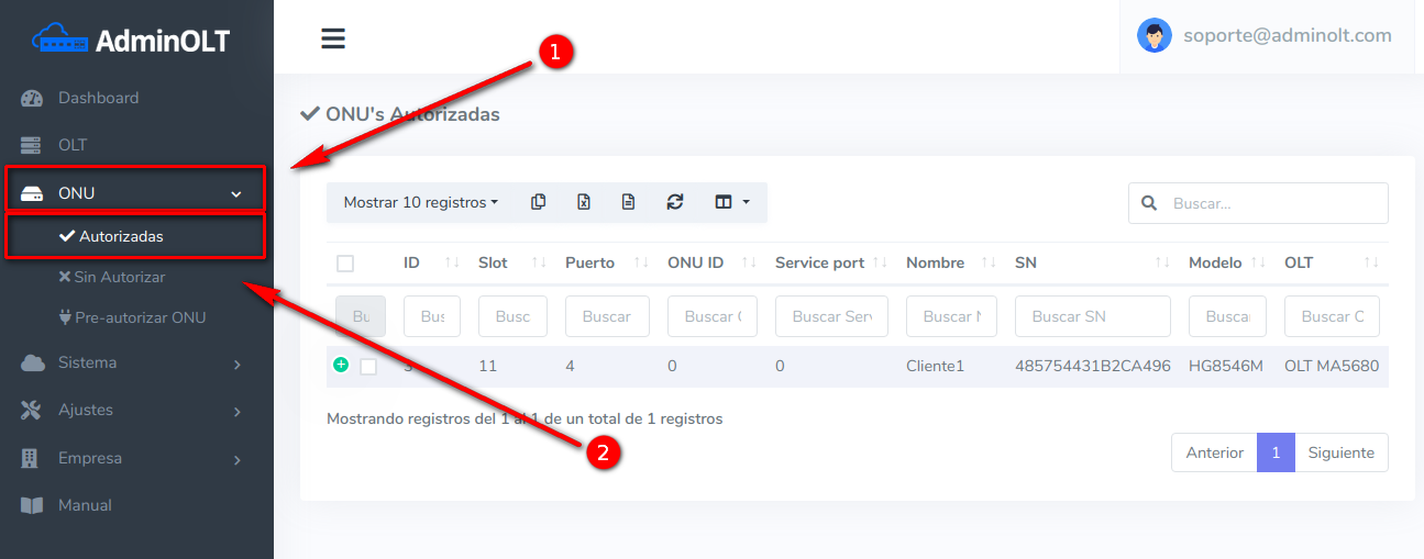 Lista de ONU's Autorizadas - adminolt.com